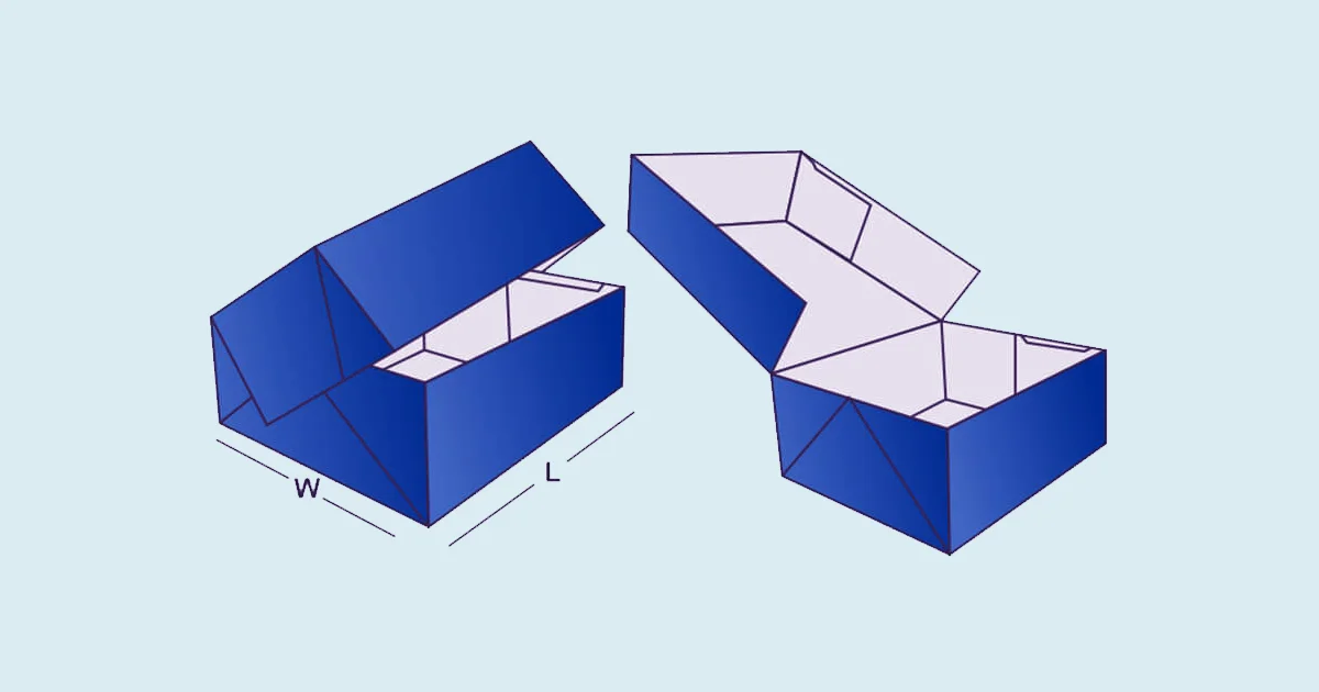 Custom Six-Corner Tray with Lid Folding Boxes | PackagingPrinting UK
