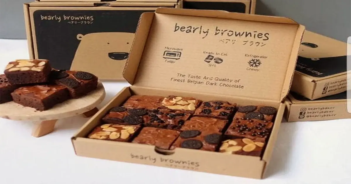 Bespoke Brownie Packaging Boxes | PackagingPrinting UK